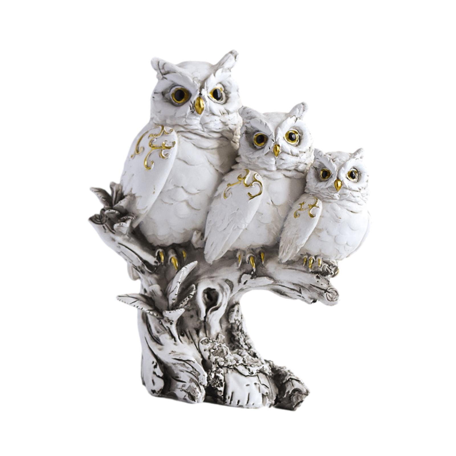 Figuras De Búho Estatua De Animal Creativa Moderna Para Muebles De ...