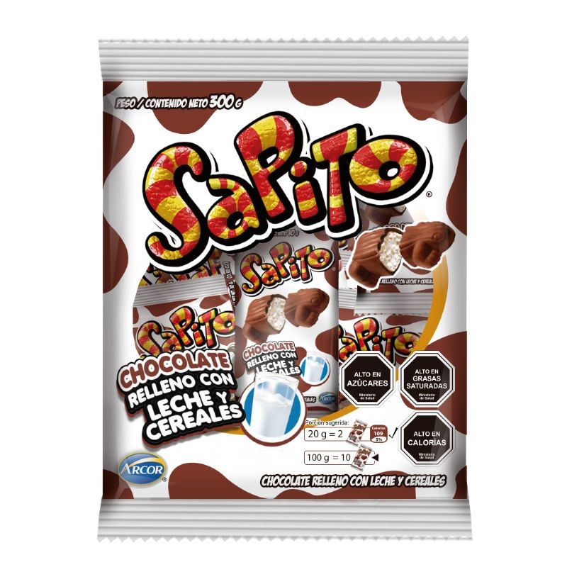 Sapito - Chocolate Relleno de Arcor (Bolsa Con 30 Unidades) | Lider