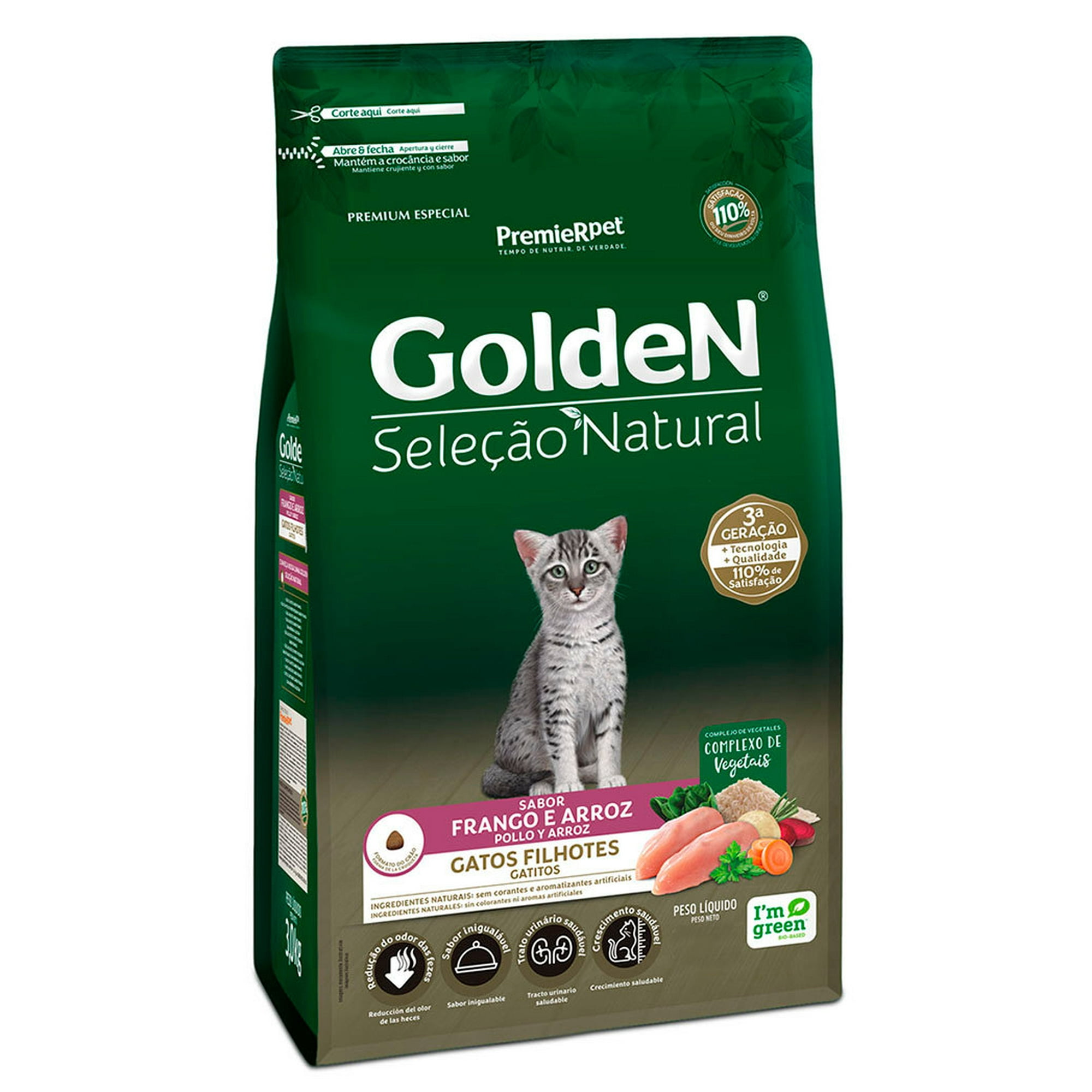 Alimento Seco Gato Gatito Bolsa, 3Kg | Lider