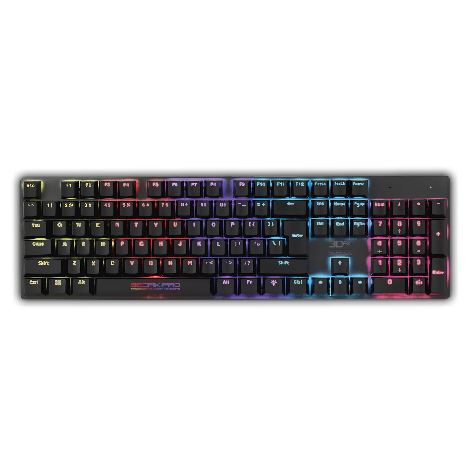 Teclado Gamer Mecanico 3DFX Switch Azul Español Sedrik RGB | Lider