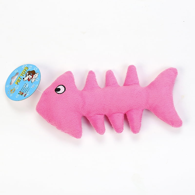 Peluche Para Mascotas De Forma De Pez Color rosado | Lider