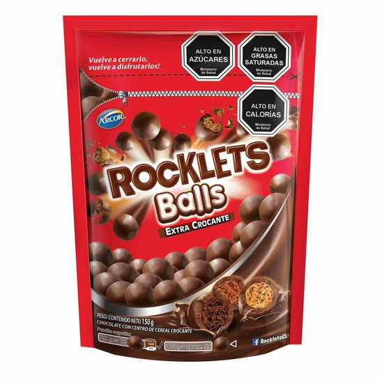 Rocklets Balls Extra Crocante (Pack Con 3 Unidades) | Lider
