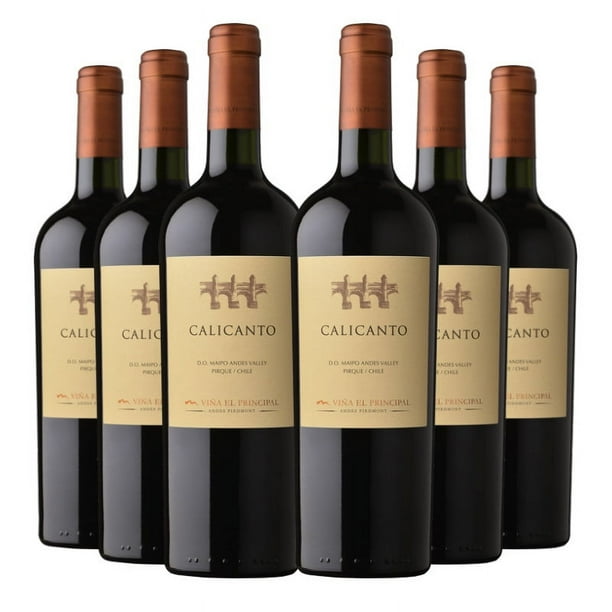 6 Vinos Calicanto Ensamblaje, 750 ml, 14% | Lider