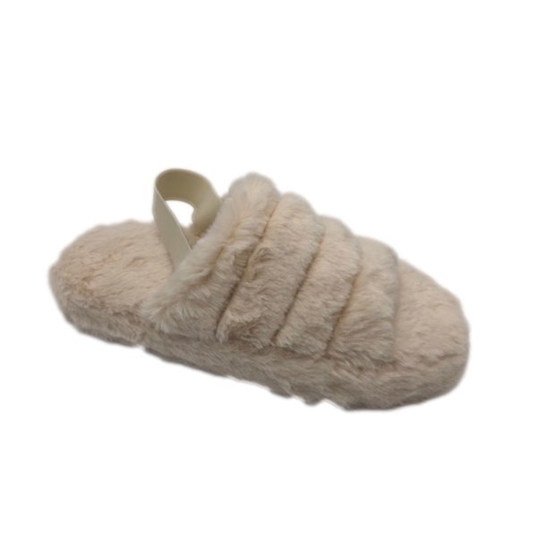 Pantufla Mujer Ecru L (39-40), 1 Un | Lider