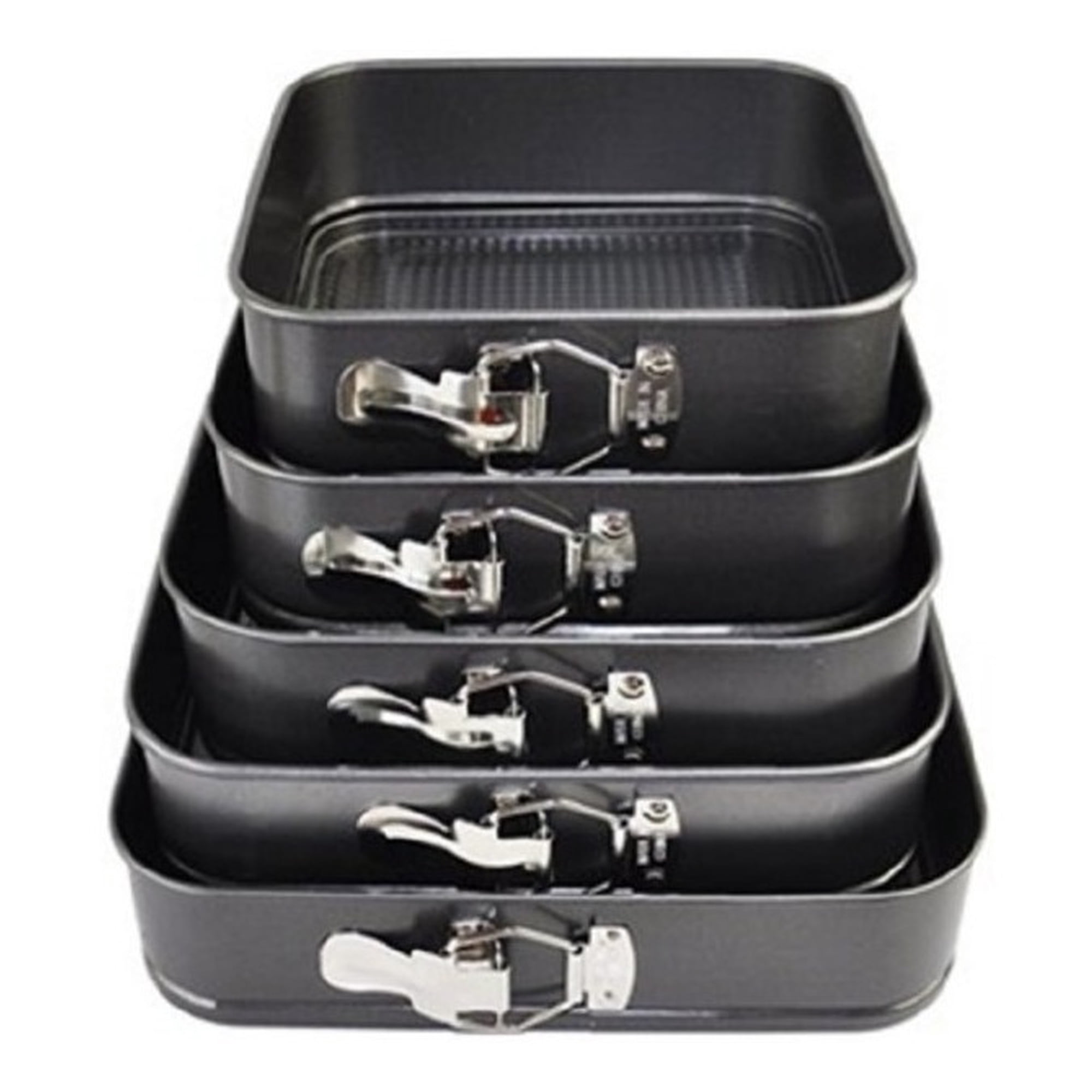 Set 5 Moldes Molde Cuadrado Antiadherente Torta Repostería | Lider