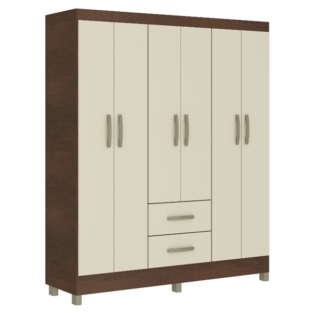 Clóset Rp162Ruch 6 Puertas 2 Cajones Rústico - Champagne | Lider