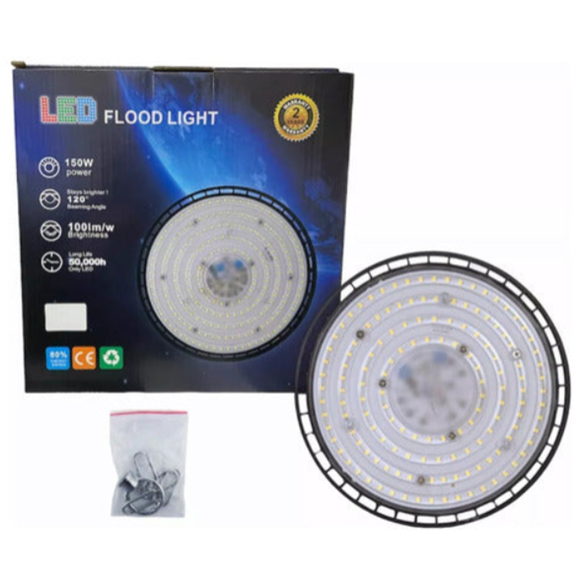 Foco Plafon Led Ufo 150w Campana Techo Industrial Luz Fría | Lider