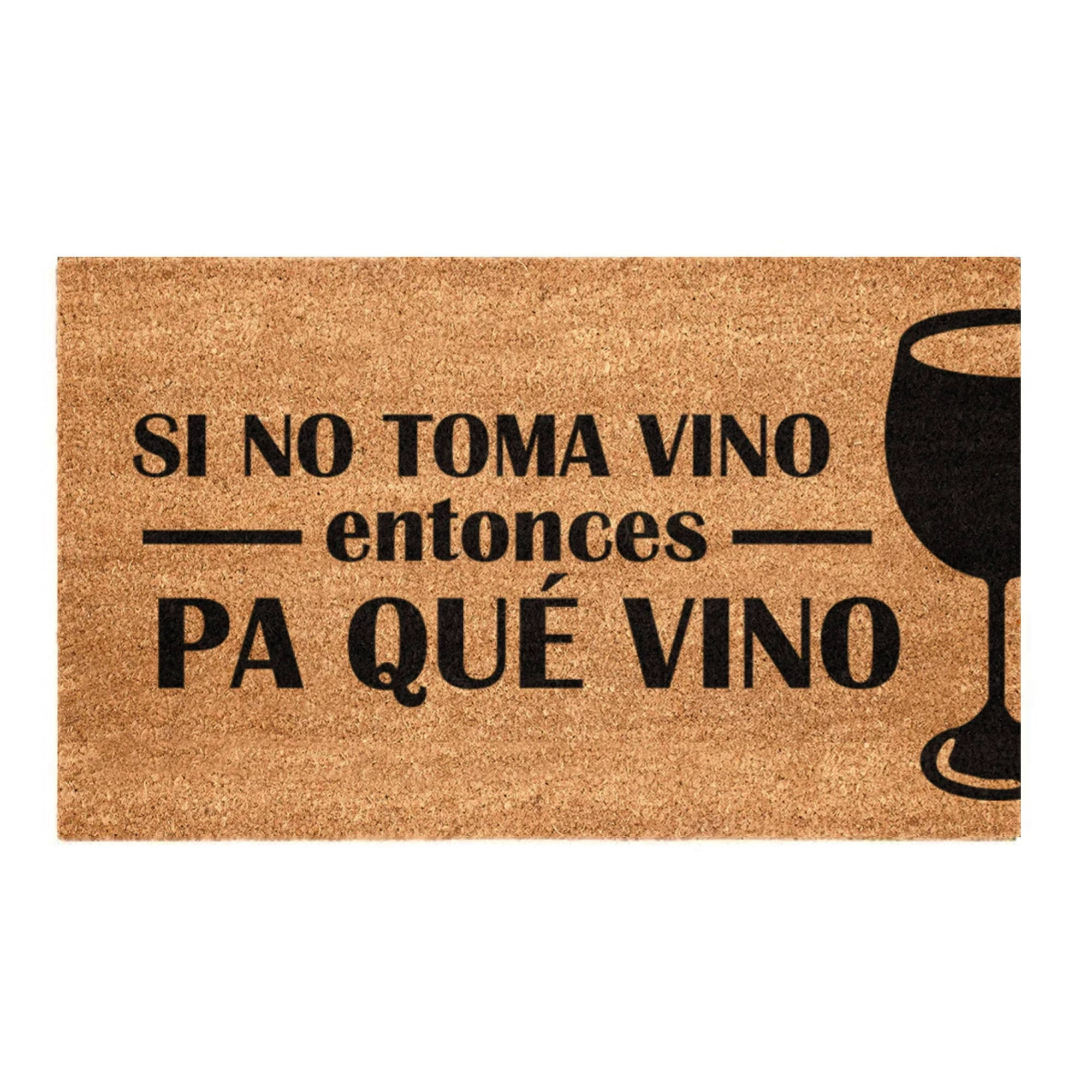 Limpiapiés Choapino Biodegradable Si No Toma Vino, Pa Que Vino | Lider