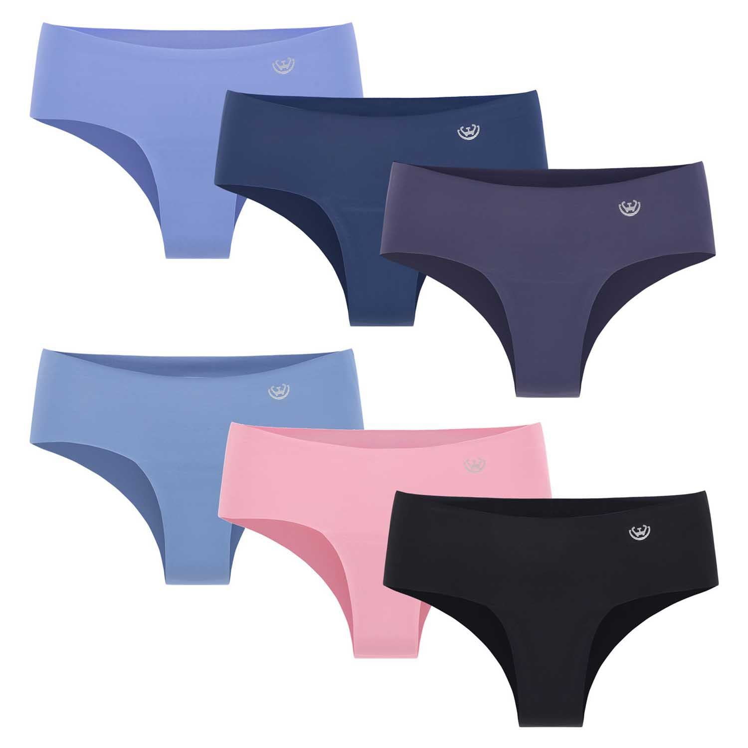 Pack de 6 Calzones Pantaleta Microfibra Corte Laser Mujer | Lider