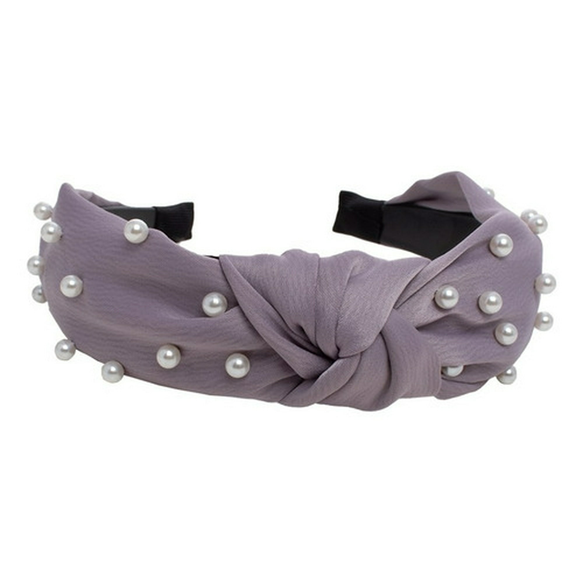Cintillo Vintage Con Perlas - Morado Claro | Lider