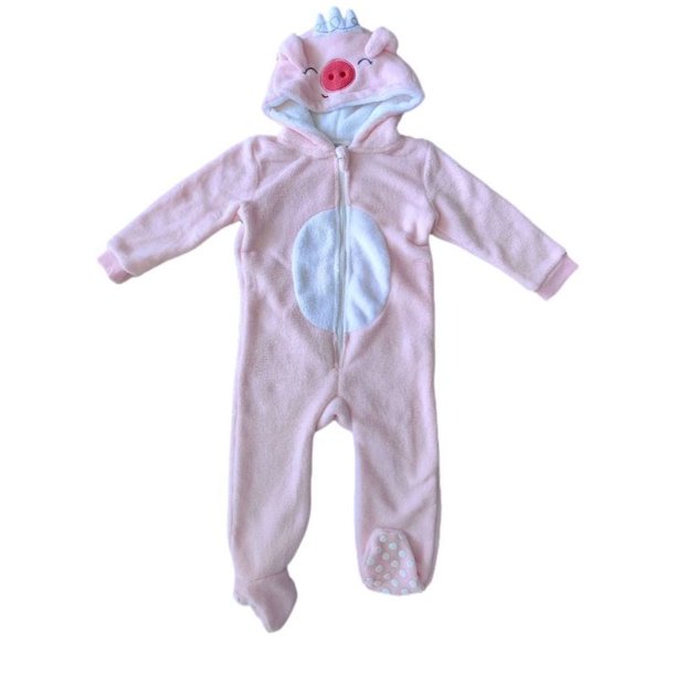 Pijama Disfraz Chancho Rosado Talla 9 meses | Lider