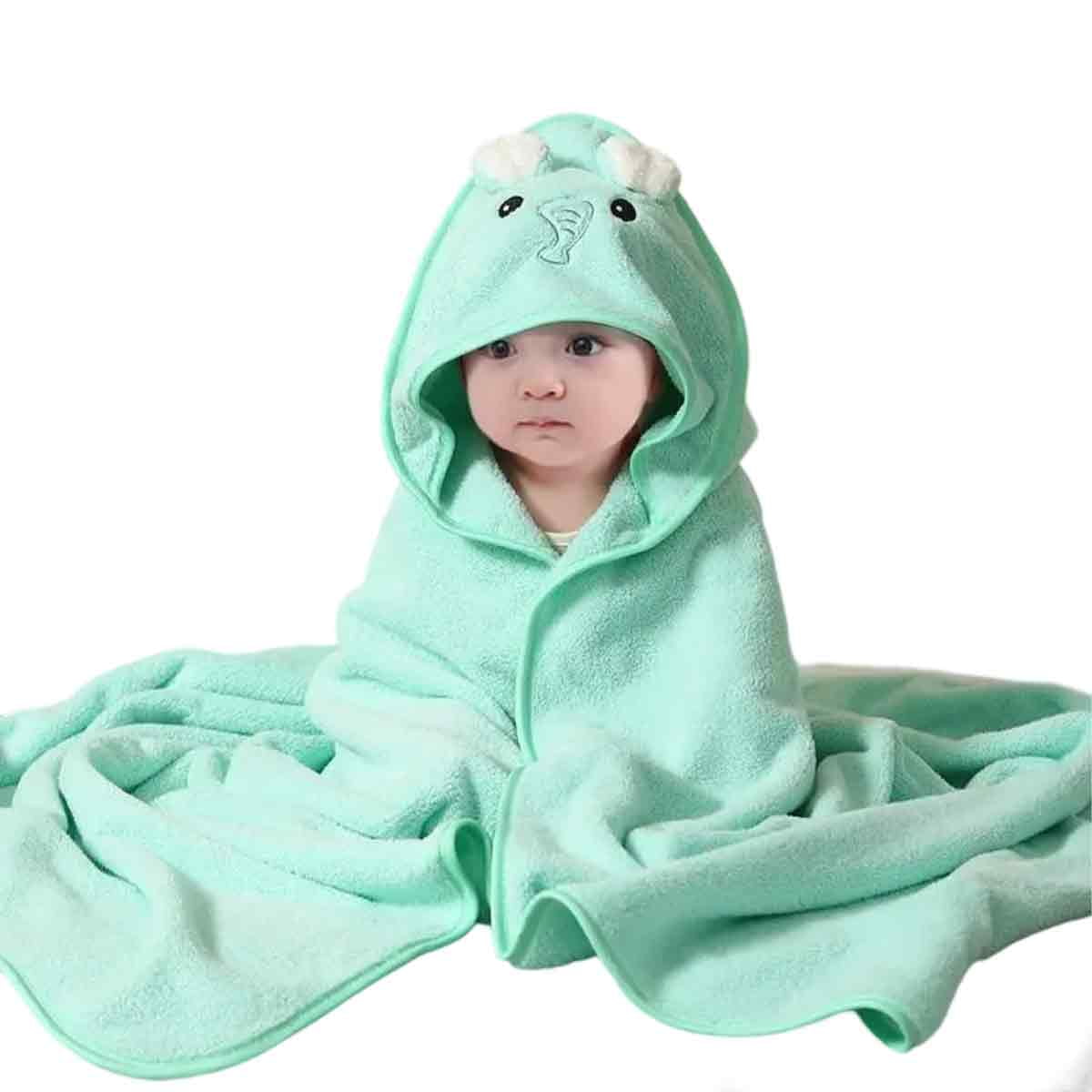 Toalla con capucha para bebé, juego de toallas y toallitas de baño para ...