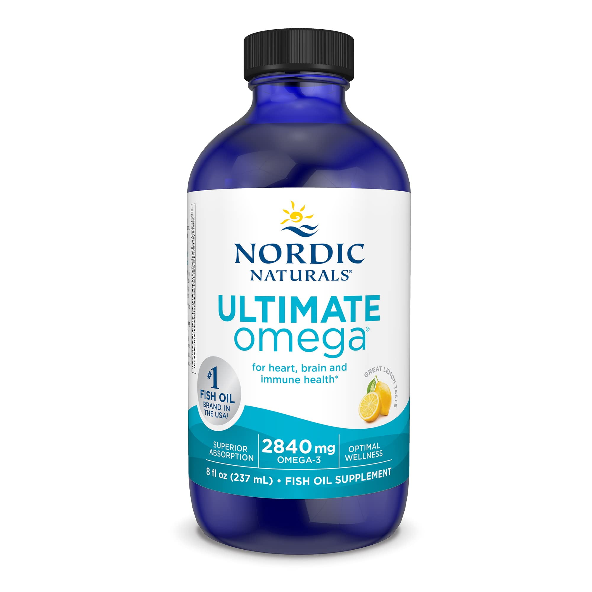 Omega Liquid Nordic Naturals Ultimate con sabor a limón 236 | Lider