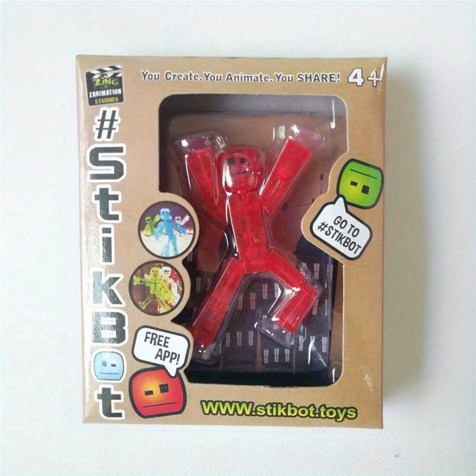 8cm/3.15inch Sticky Action Figures Toy With Sucker, Deformable Plastic ...