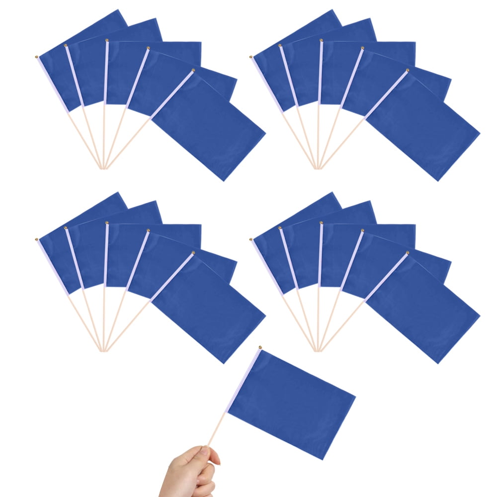 20 banderines de mano, banderines triangulares pequeños, decoración ...