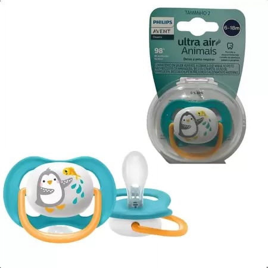Chupete Ultra Air Animals Avent Pinguino 6-18 meses | Lider