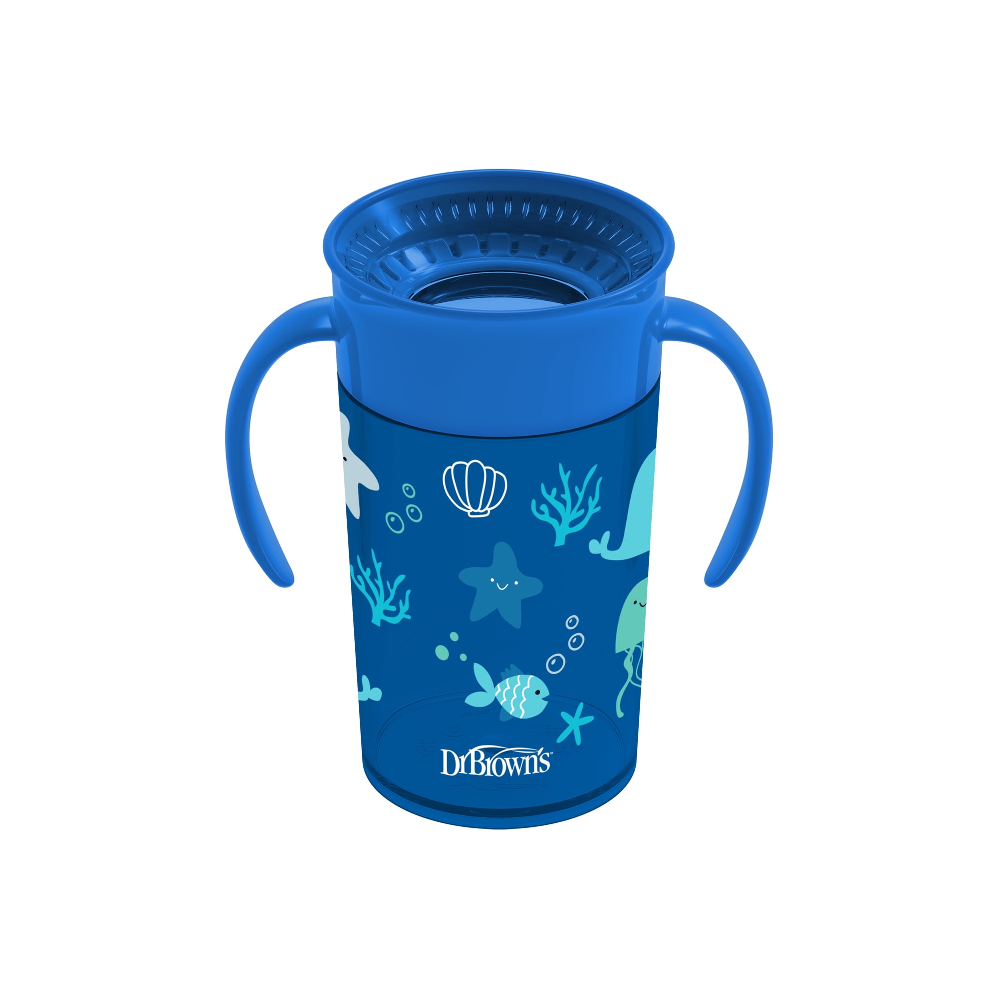 Vaso 360° con asas 300ml 9M+ azul | Lider