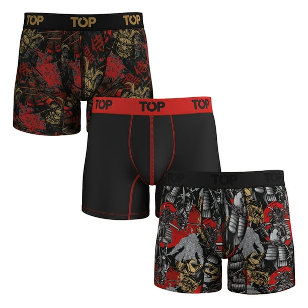 Bóxer Medio Algodón Pack 3 Guerreros - Samurai C2 | Lider