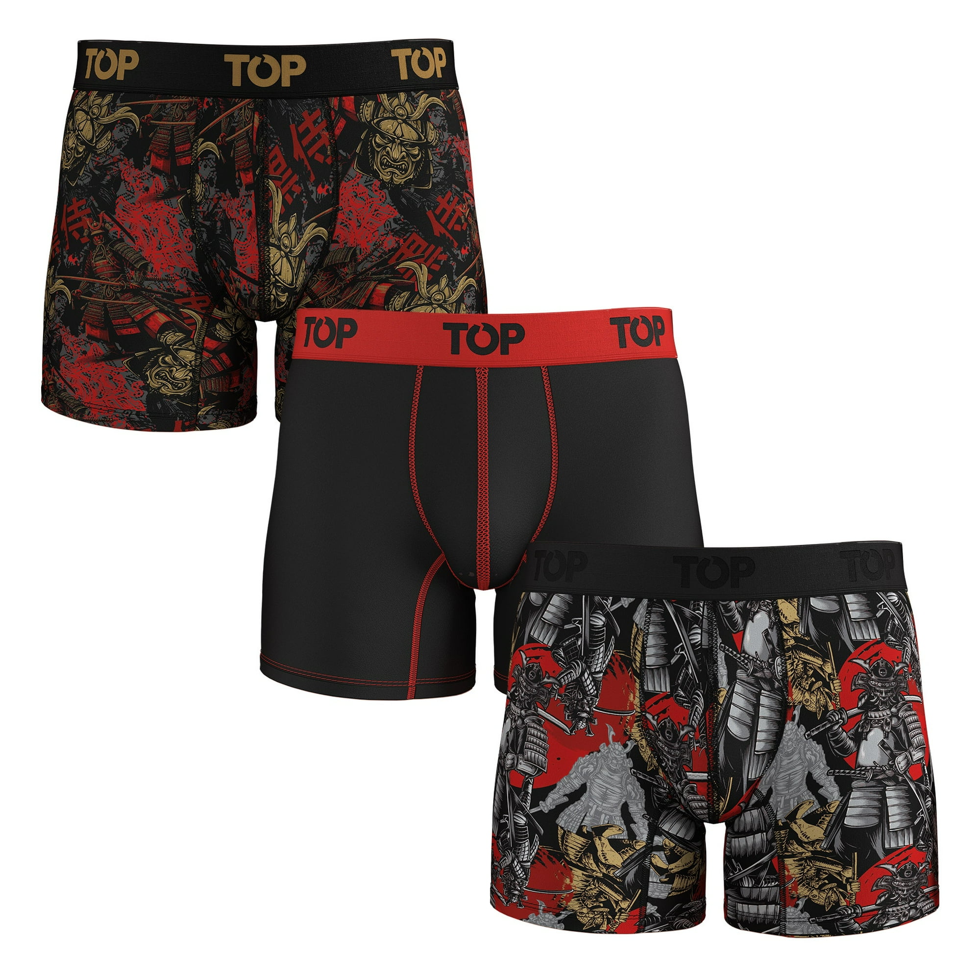 Bóxer Medio Algodón Pack 3 Guerreros - Samurai C2 | Lider