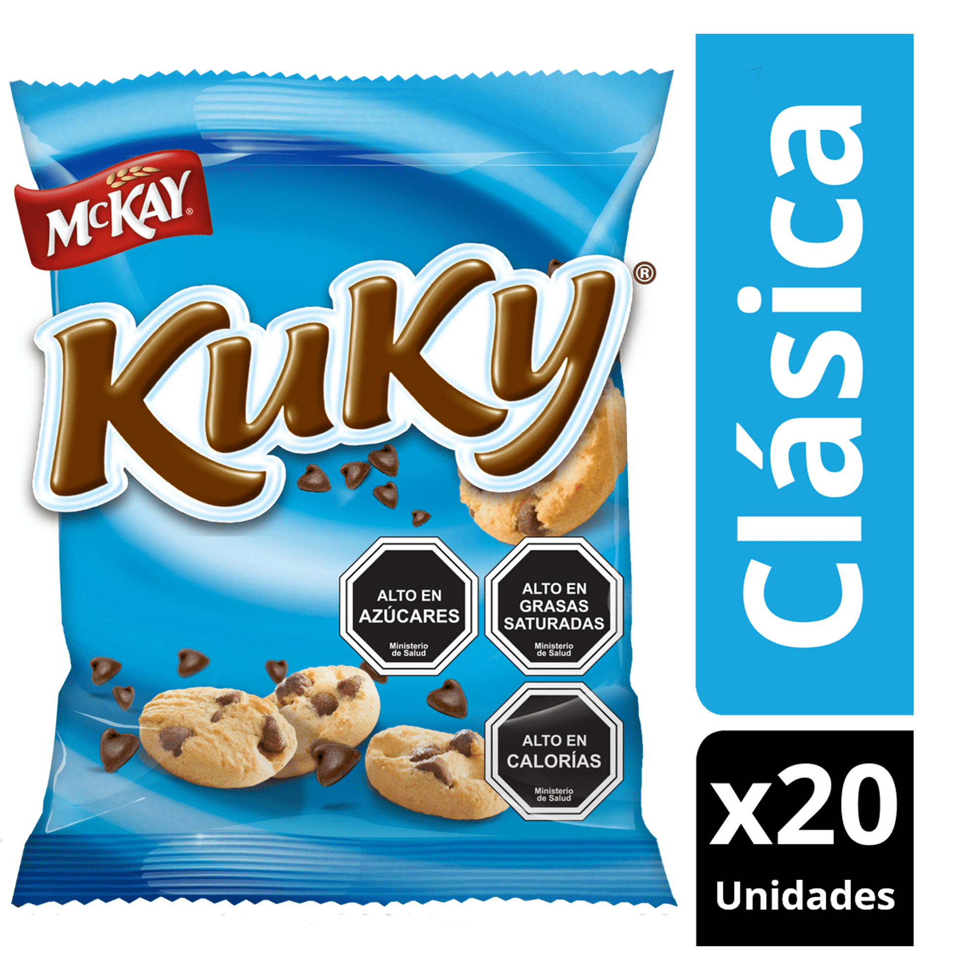 Galleta Chip Kuky® Mini 40g X20 Unidades | Lider