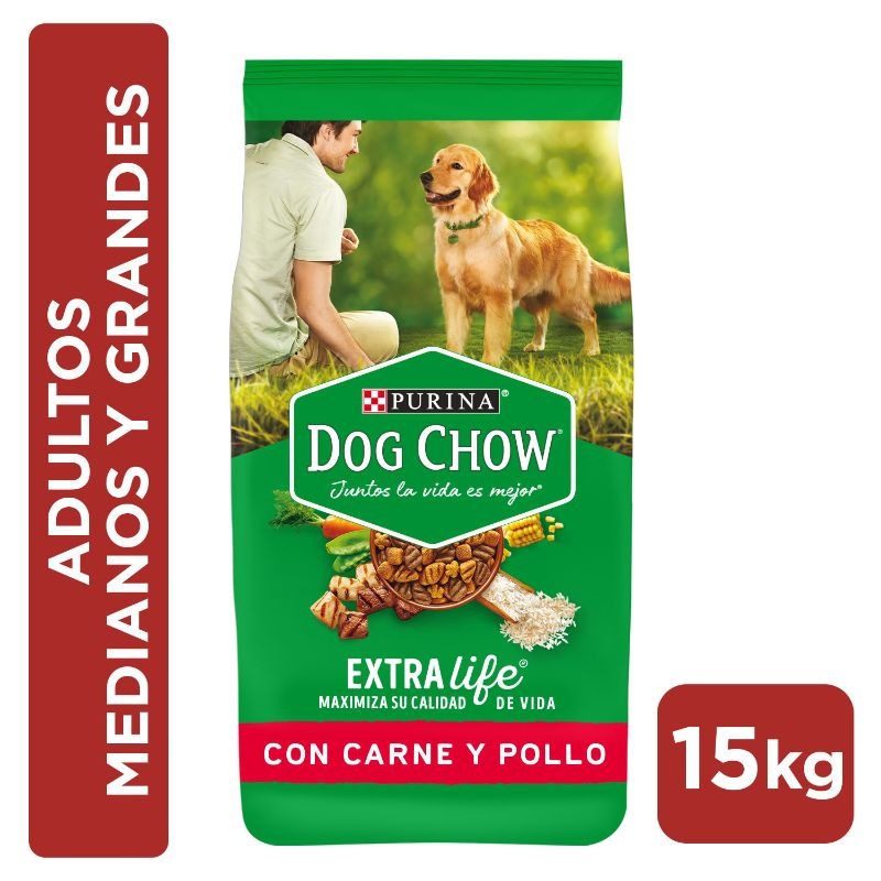 Alimento Dog Chow Adulto 15 kg. | Lider