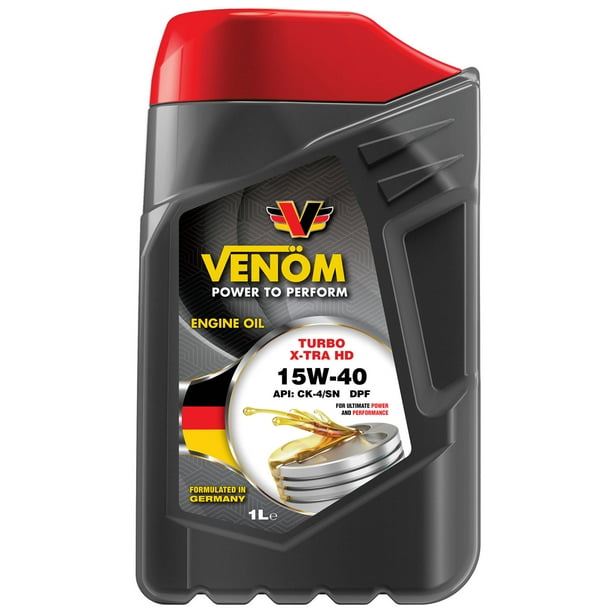 Aceite para motor 15W-40 VENOM TURBO X-TRA HD DPF CK-4/SN 1L | Lider