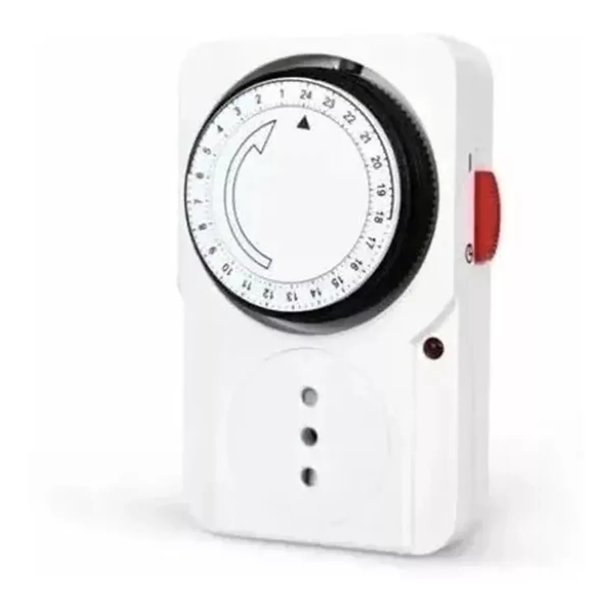 Temporizador Timer Analogico 24 Horas Adaptador | Lider