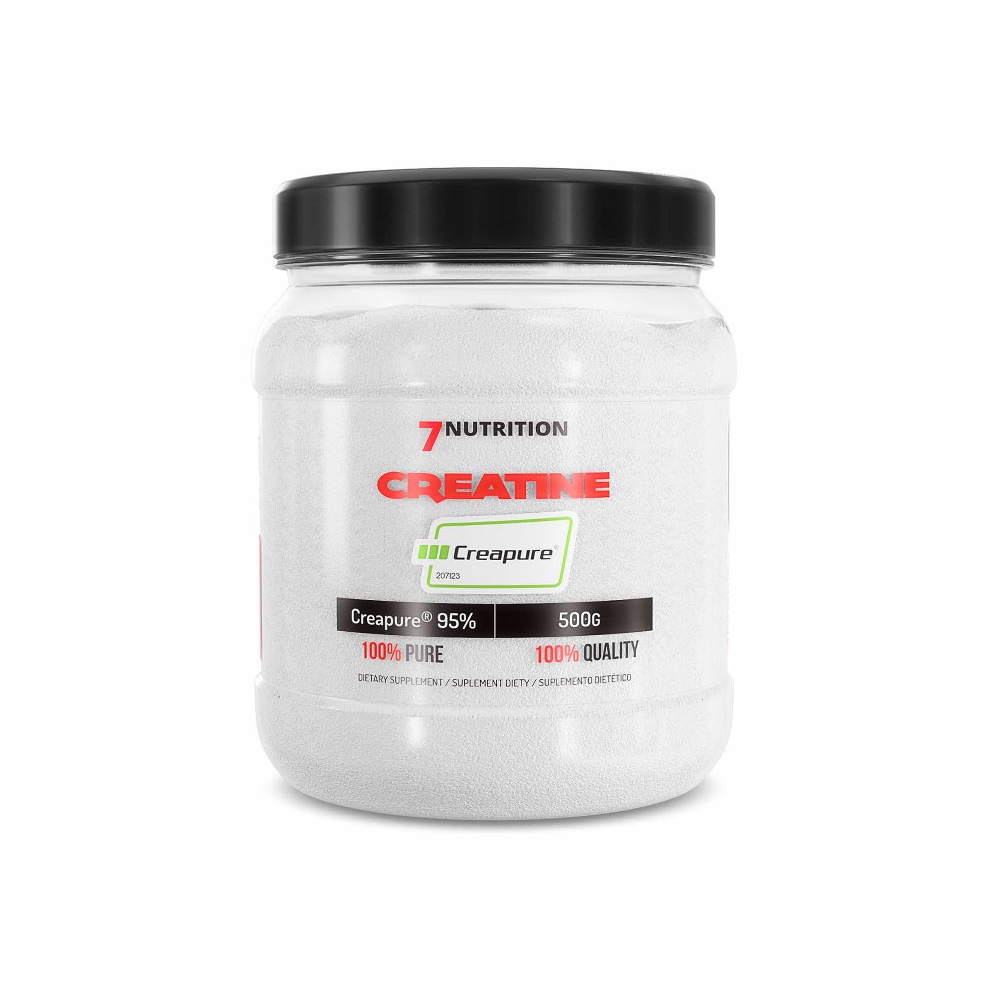 Creatina Monohidratada Creapure 500g Sin Sabor / 7nutrition | Lider