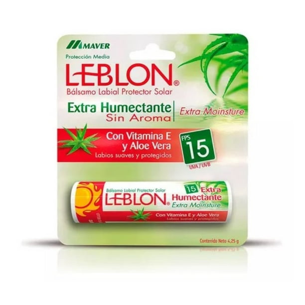 Bálsamo Labial Leblon Fps15 Con Vitamina E Y Aloe Vera: Protección ...