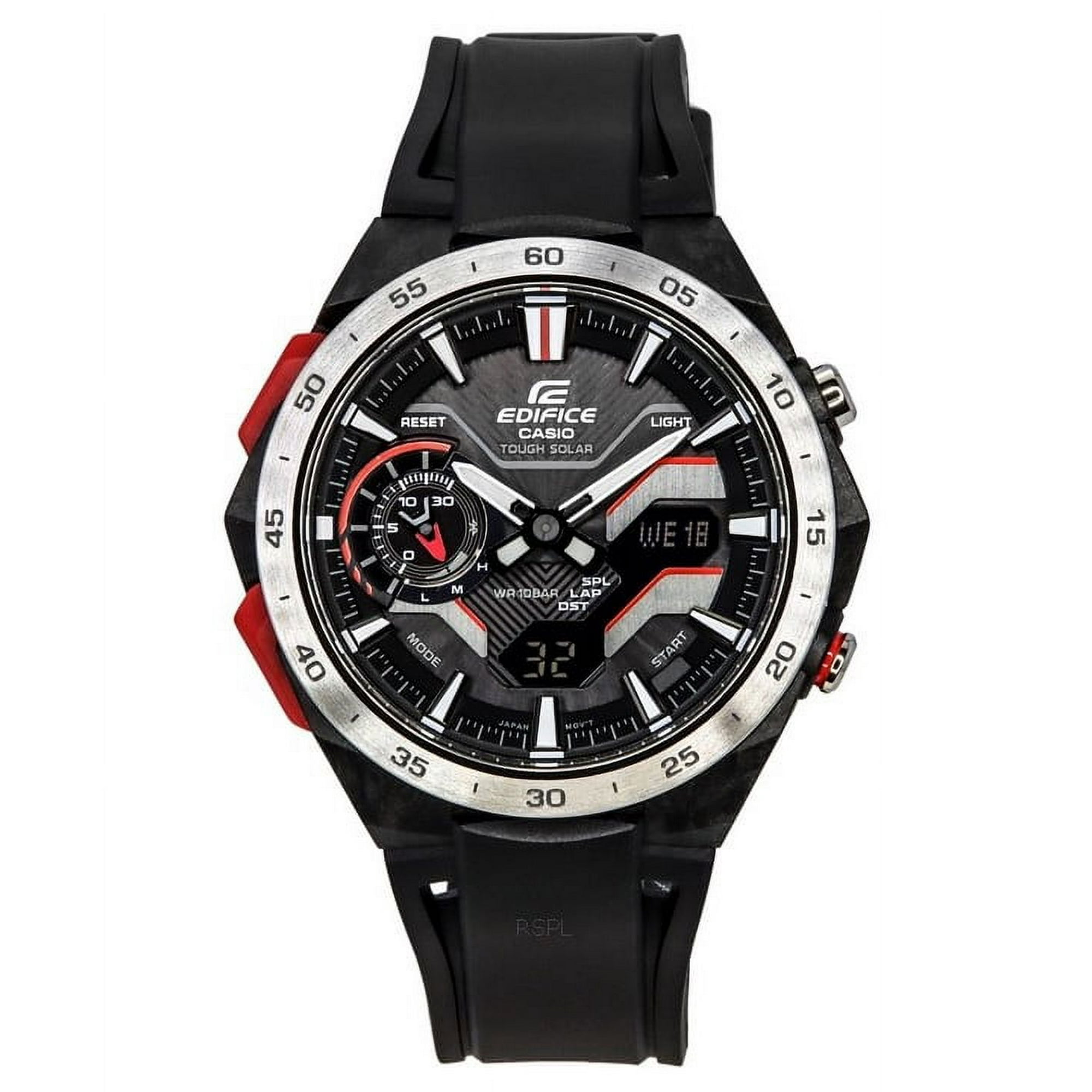 Reloj Casio Edifice Windflow Mobile link Analog Digital Black Dial Solar ECB-2200P-1A 100M Men's ...