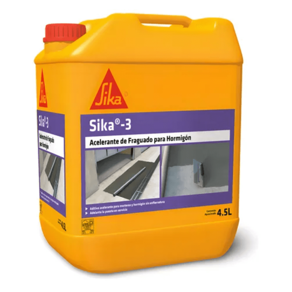 SIKA 3 BIDON 4.5LTS (ACELER CONTROL) | Lider