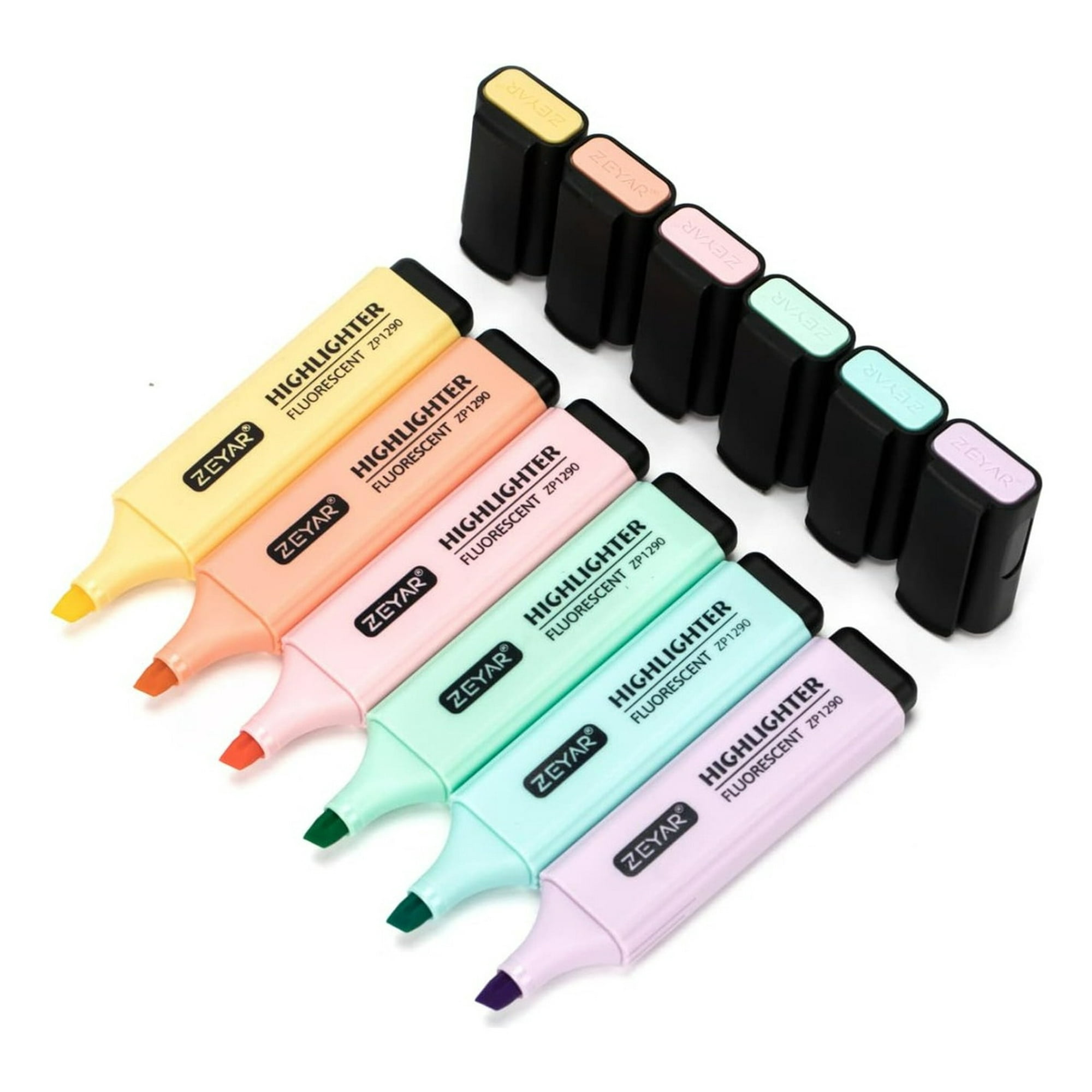 Destacadores Original Set 6 Pcs Pastel Marcador Resaltador | Lider