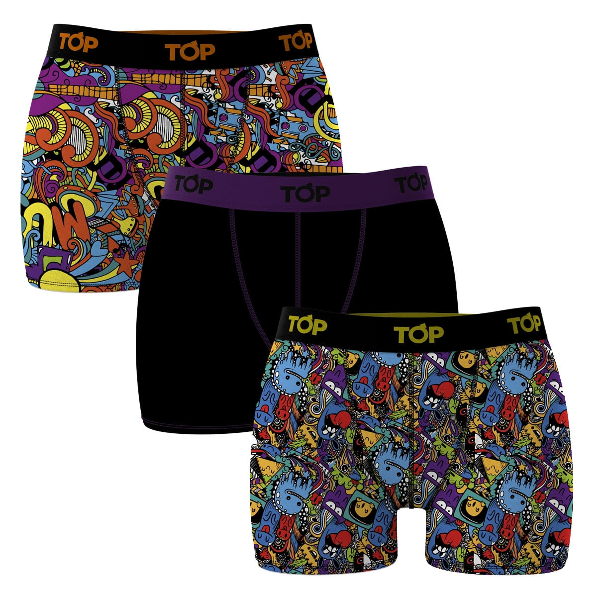 Bóxer Medio Algodón Mujer Play-list Pack 3 C2 Talla S | Lider