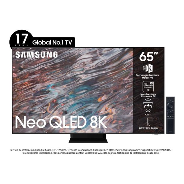 Televisor Neo QLED 65" 8K Smart TV / QN800A | Lider