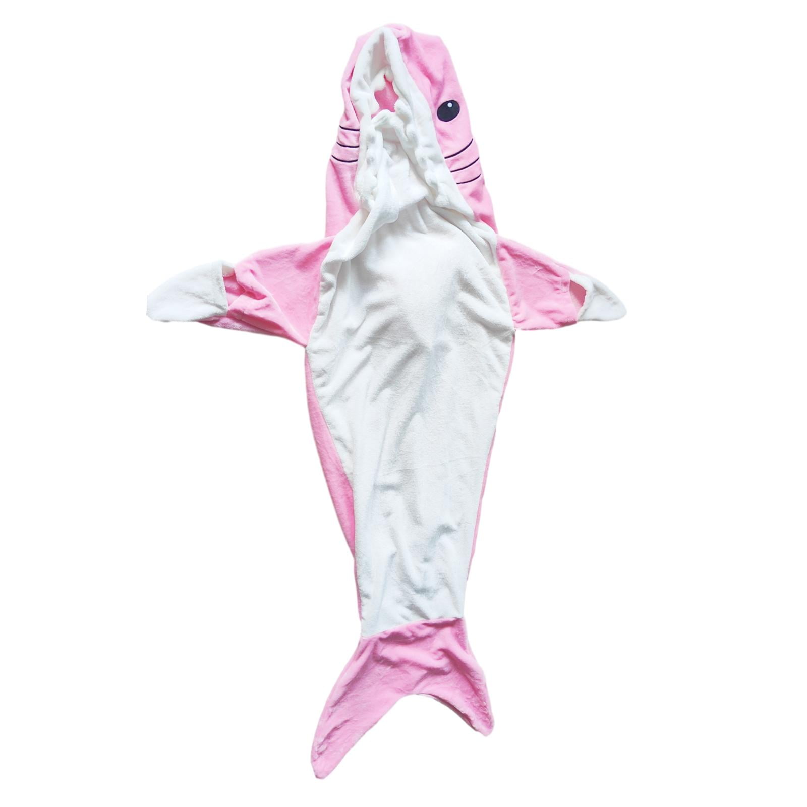 Manta en Forma de Tiburón Calentita para Adultos Suave Flannel Manta ...