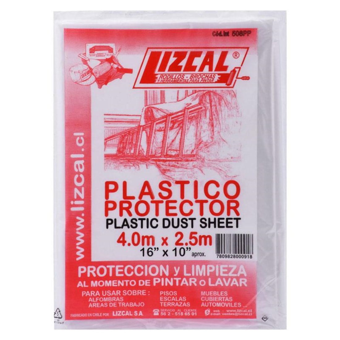 Protector Plástico 10m2 (2.5*4.0mts) | Lider