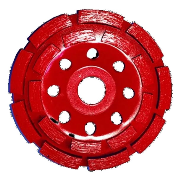 Disco Copa Diamantada 4.1/2 Doble Segmento Rojo | Lider