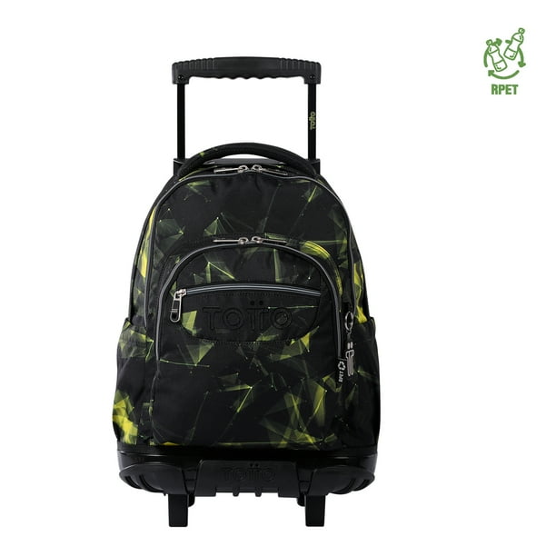 Mochila Con Ruedas Niño Bomper Renglon Negro Renjae | Lider