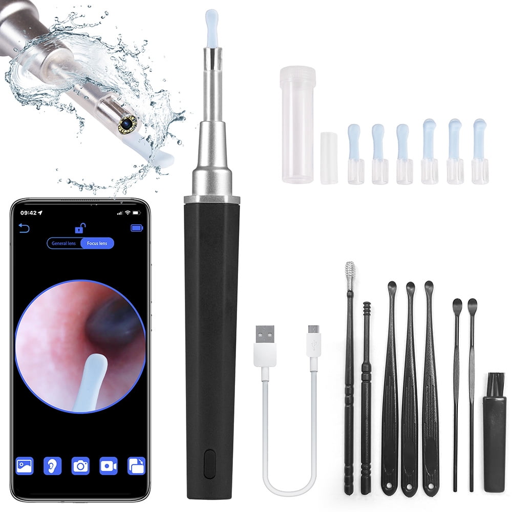 Tongwode Ear Wax Removal Tool Ear Care WIFI 5MP Visual Ear Sticks ...