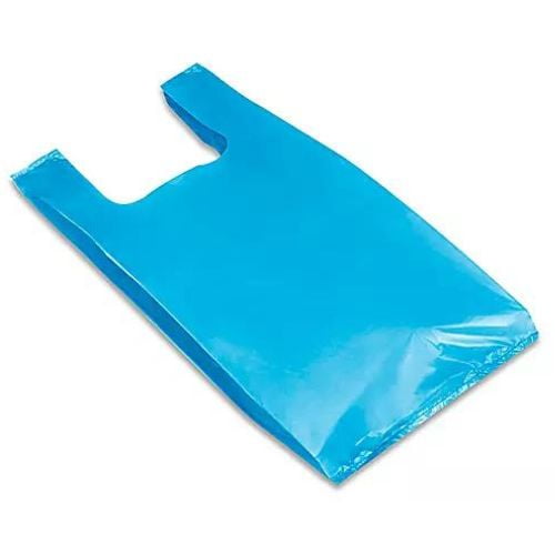 Bolsas Tipo Camiseta Plásticas Azul 35x40cm Colores 1000uni | Lider