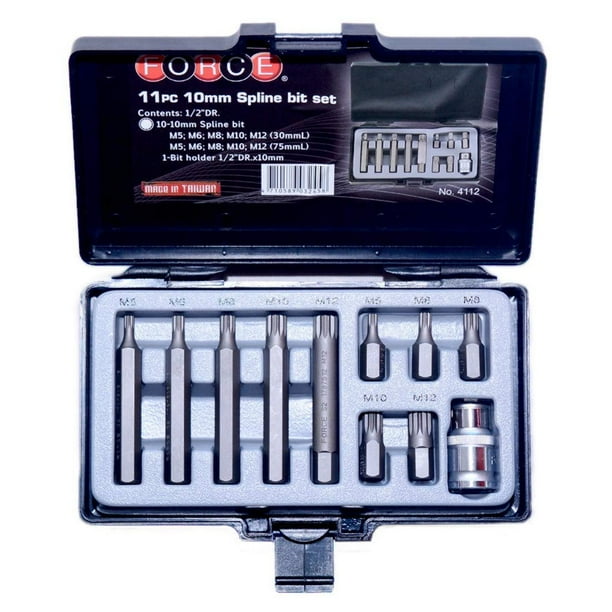 Juego de Puntas Imbus Force - M5 a M12 - 11 Piezas | Lider