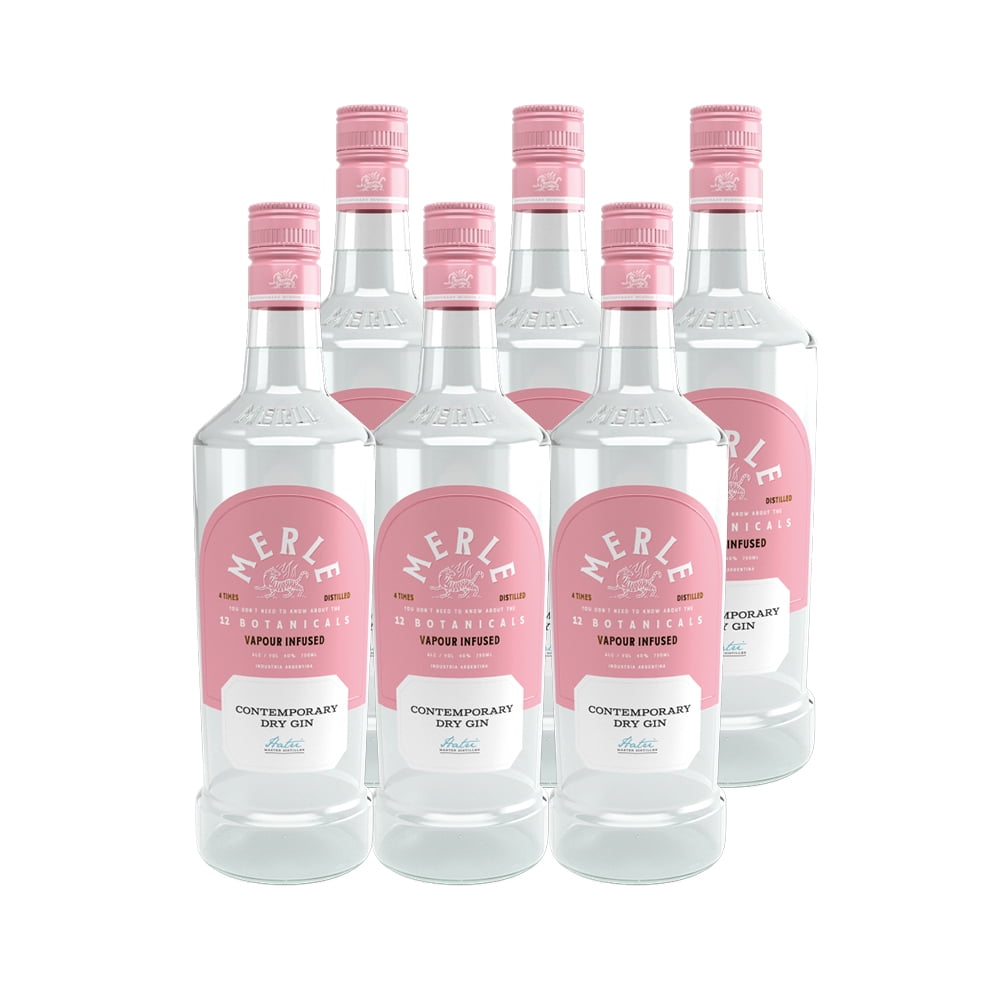 6x Gin Merle Contemporary Dry 40° 750cc | Lider