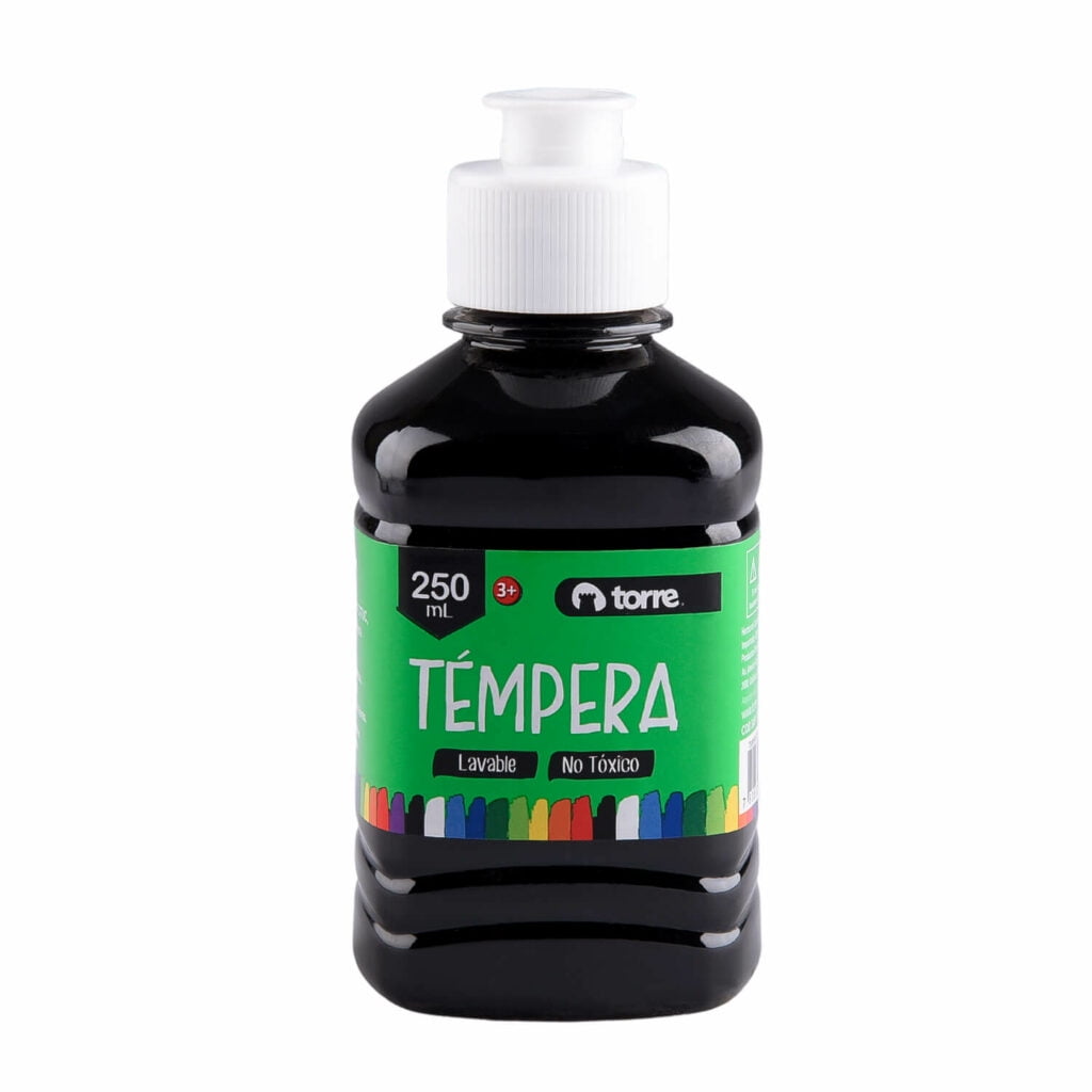 Témpera 250ml Negra | Lider