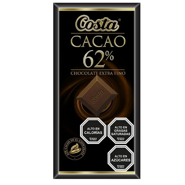 Chocolate Costa Cacao 62%, 80 g | Lider