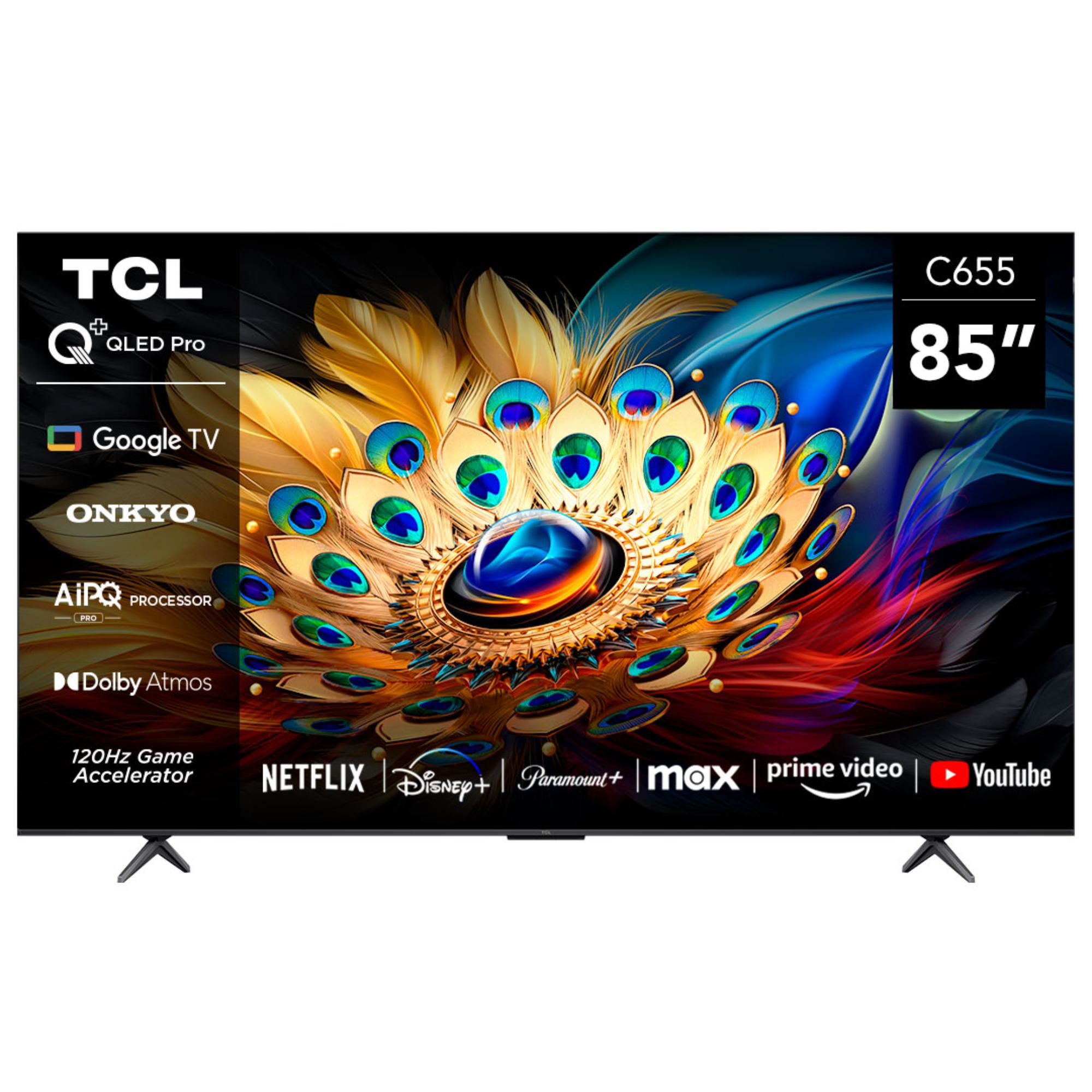 Televisor 85" QLED 4K UHD 85C655 Smart TV TCL | Lider