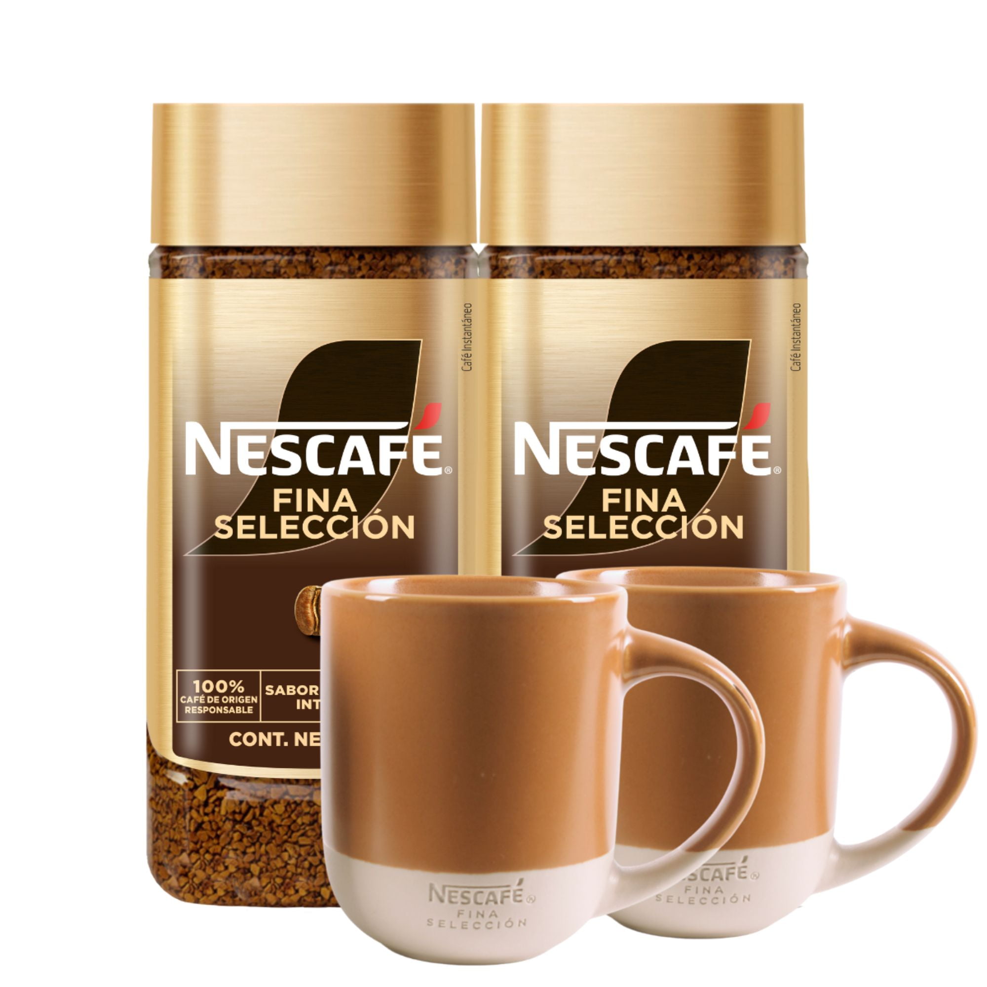 2 Café Nescafé ® Fina Selección Frasco 200g + 2 tazas | Lider