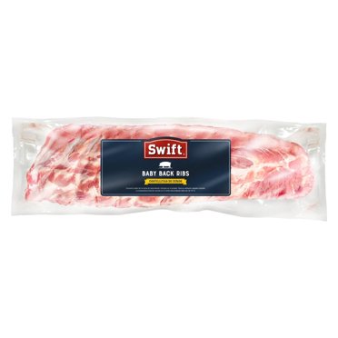 Costilla Baby back ribs de cerdo Congelada | Lider