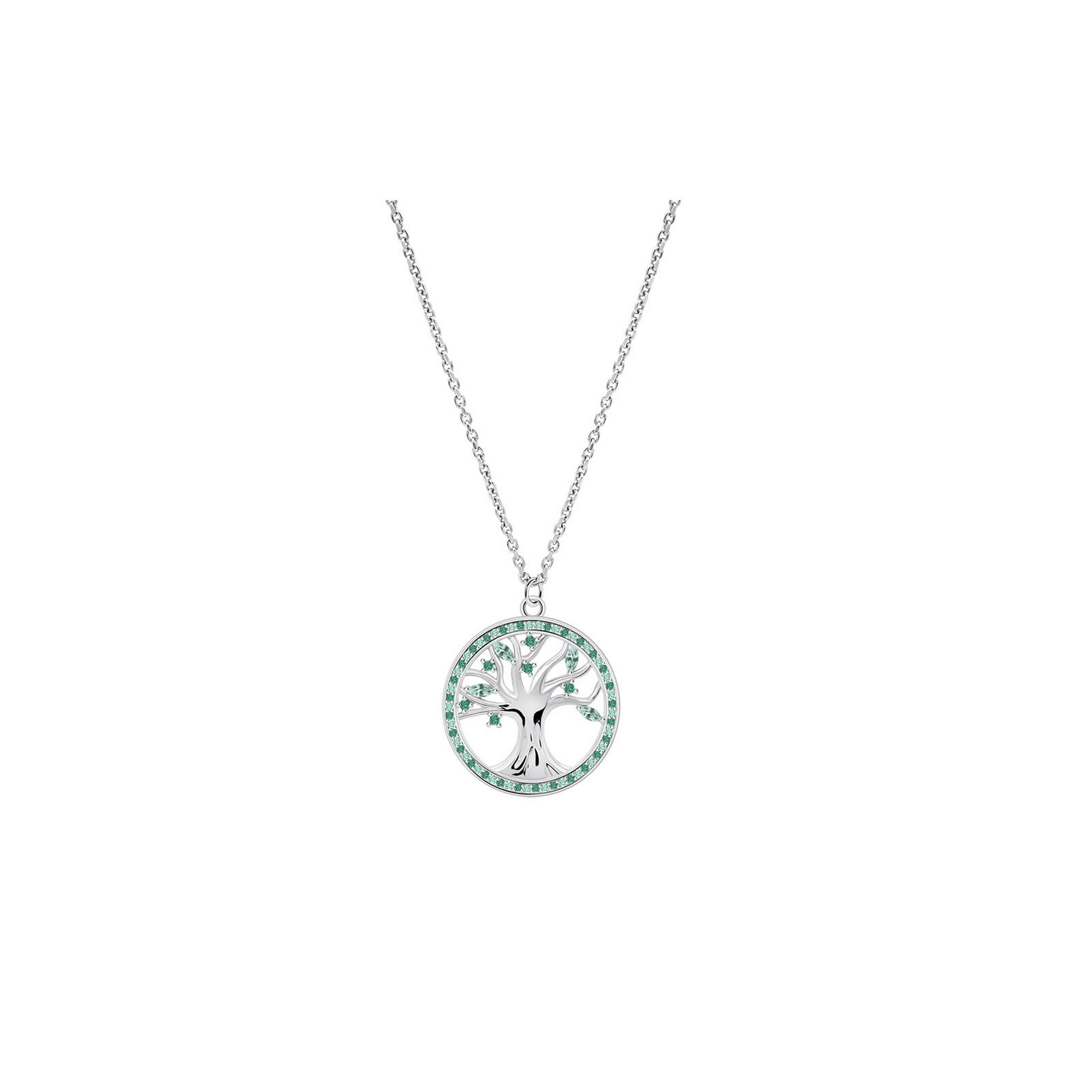 Collar LP3708-1/3 Lotus Silver Mujer Tree Of Life | Lider