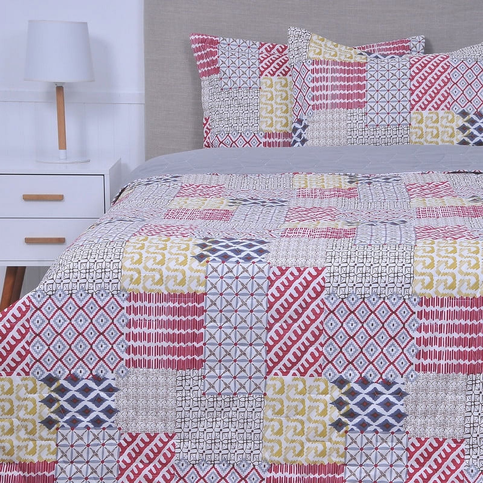 MASHINI QUILT COSIDO PATCHWORK KING CIRCO | Lider