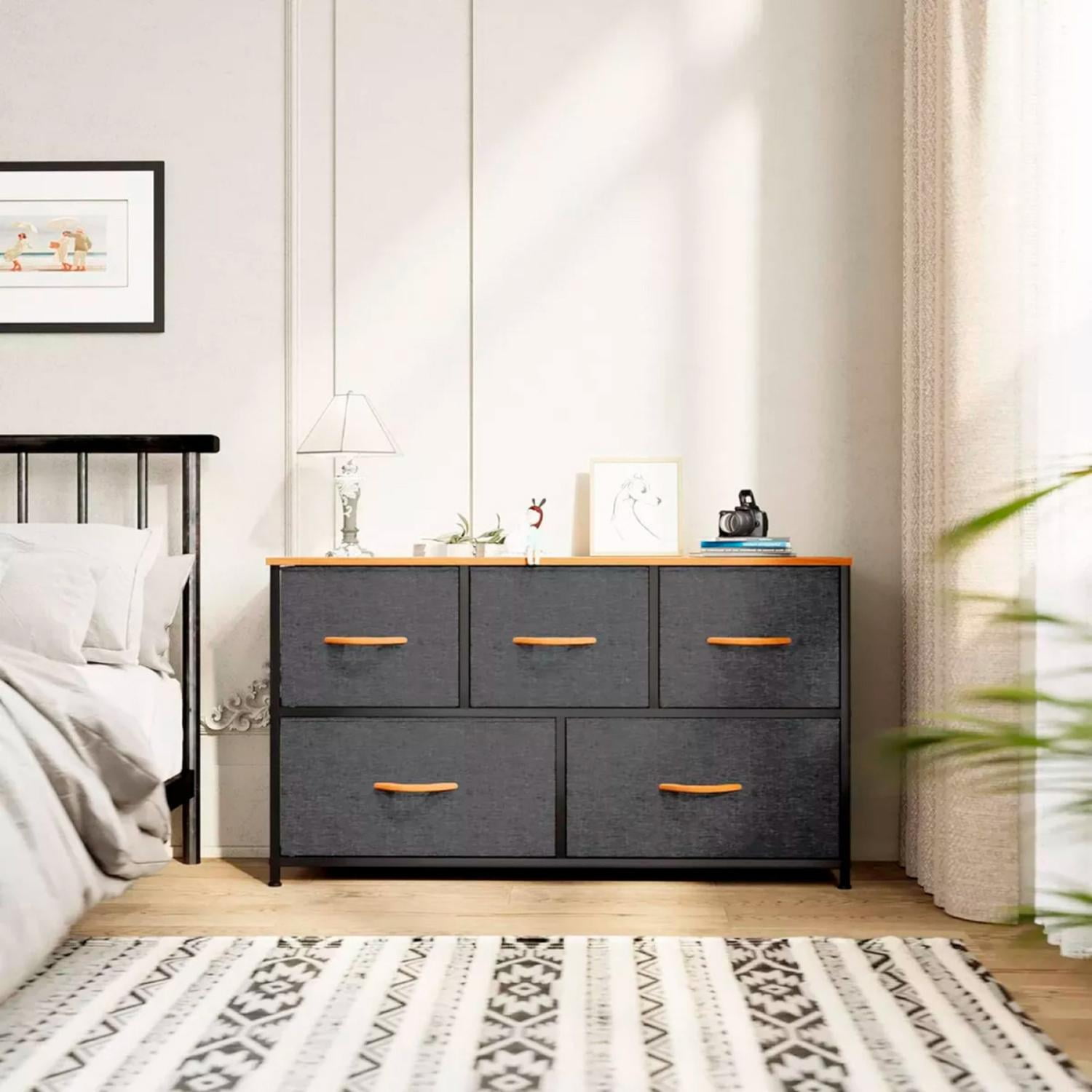 Cómoda Bondo: Almacenaje Perfecto para tu Dormitorio gris | Lider